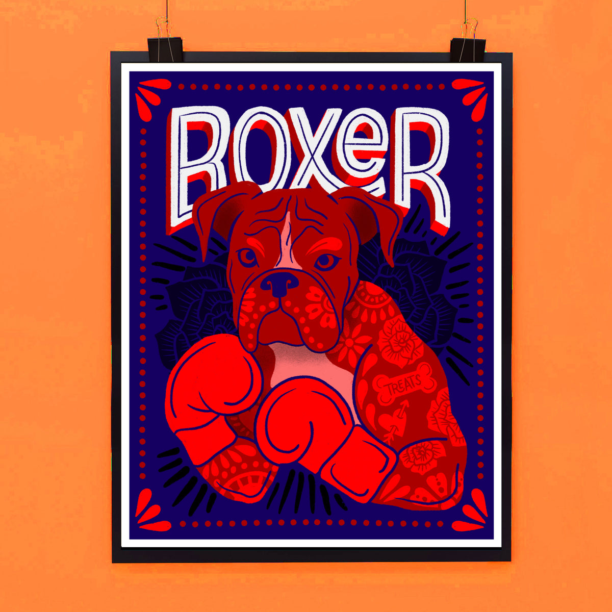 Boxer Poster – Pokidi Lab by Blanca Creative