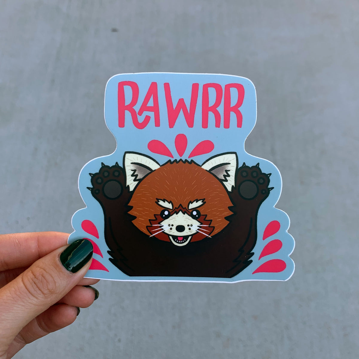 Rawrr Sticker – Pokidi Lab by Blanca Creative