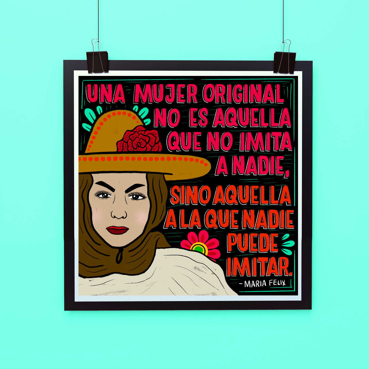 Maria Felix Quote Poster – Pokidi Lab by Blanca Creative