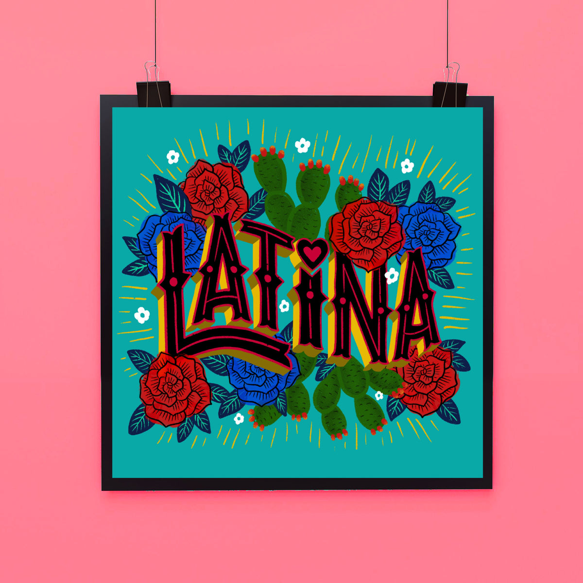 Proud Latina Poster – Pokidi Lab by Blanca Creative