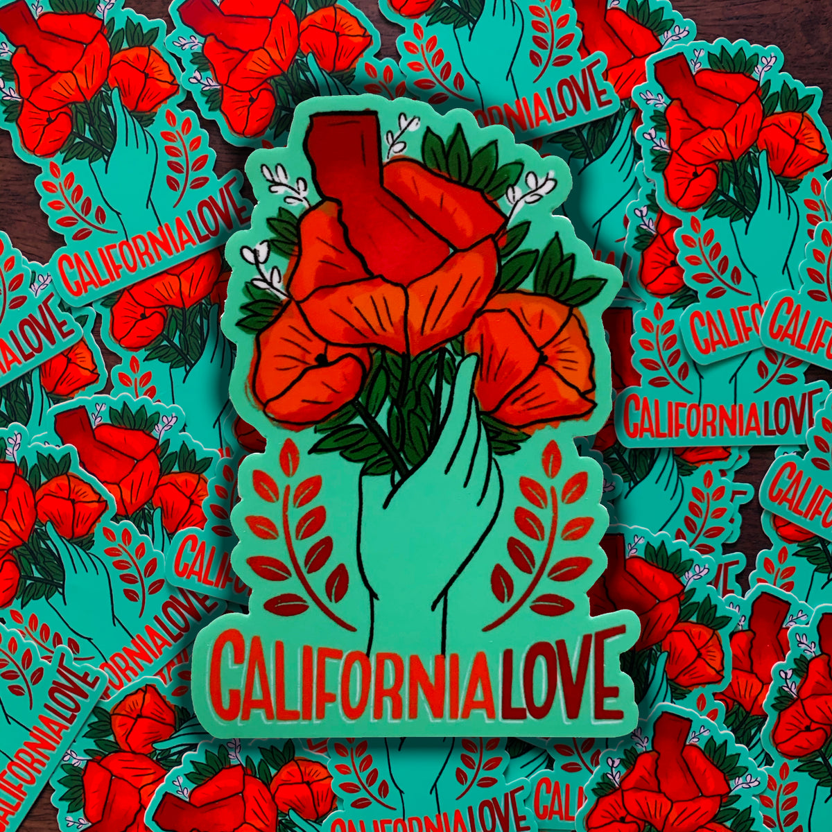 California Love Sticker – Pokidi Lab by Blanca Creative